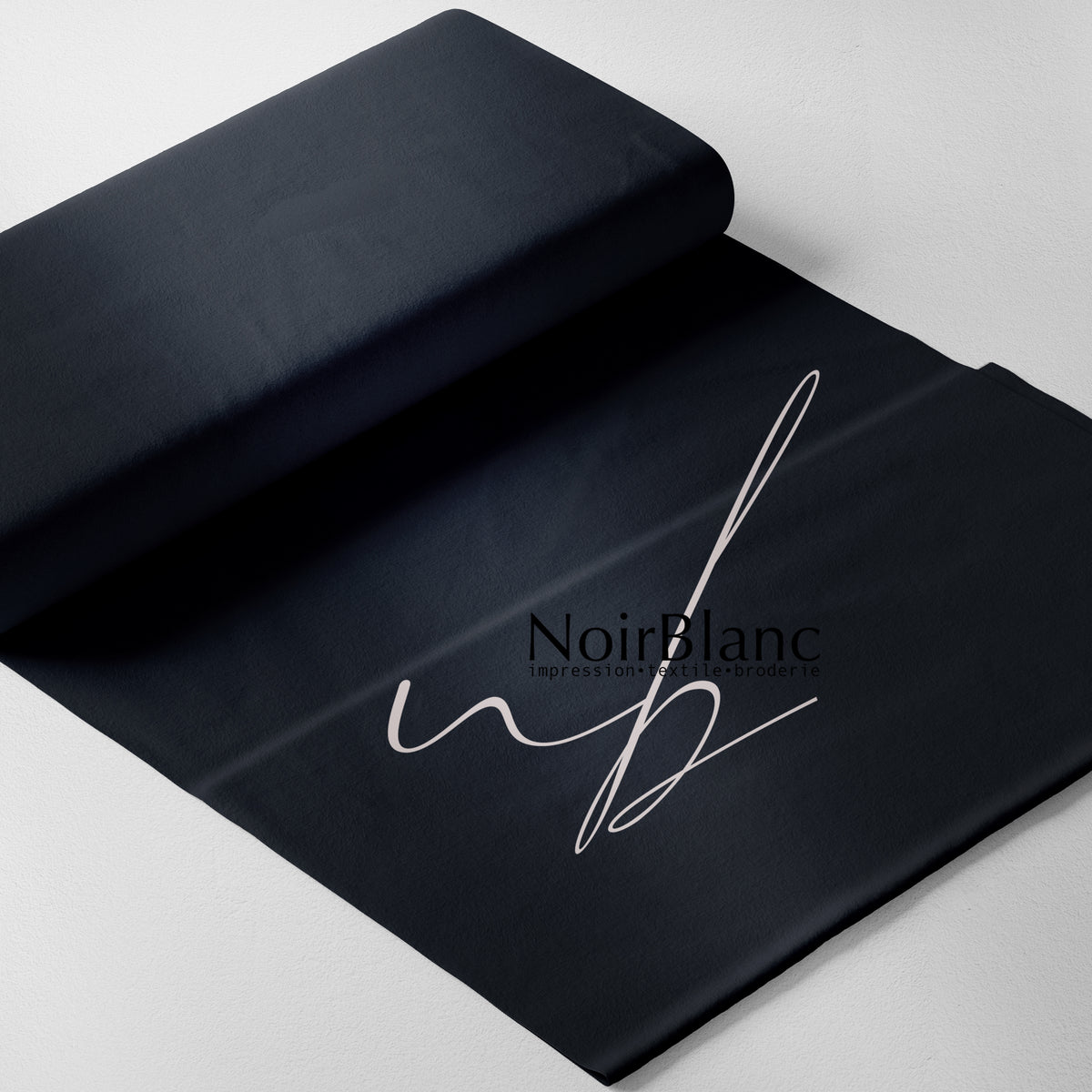 Coton ouaté Organique - Navy – NoirBlanc.ca