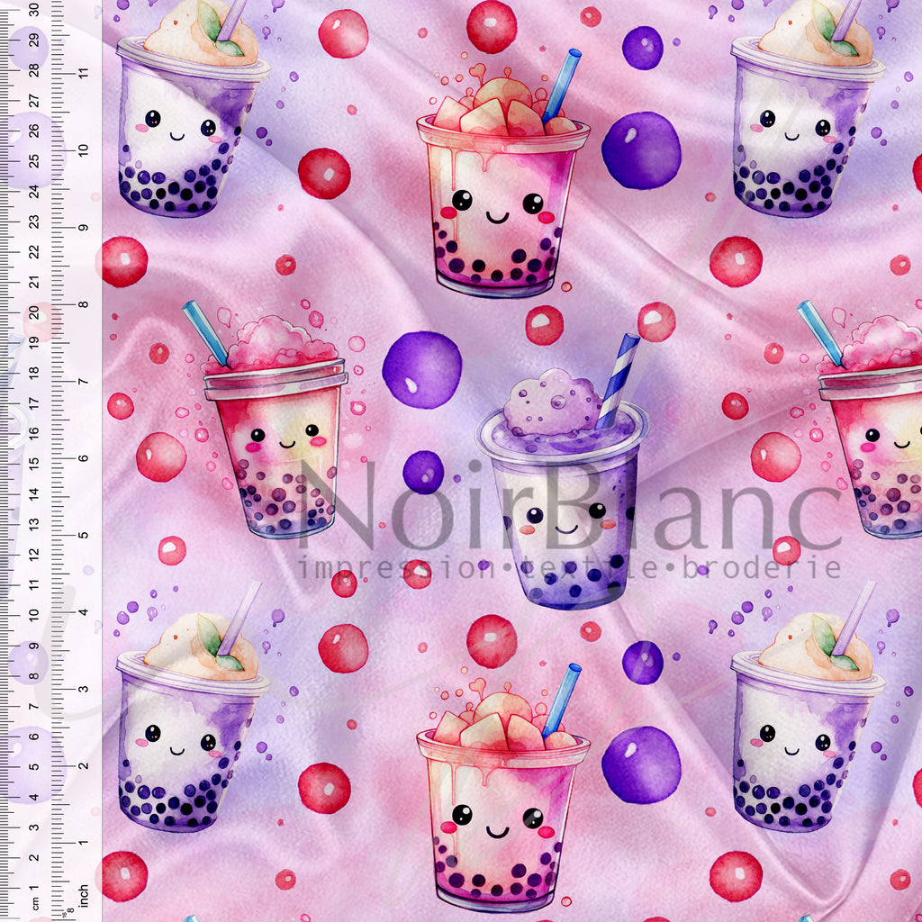 Bubble Tea rose mauve – NoirBlanc.ca